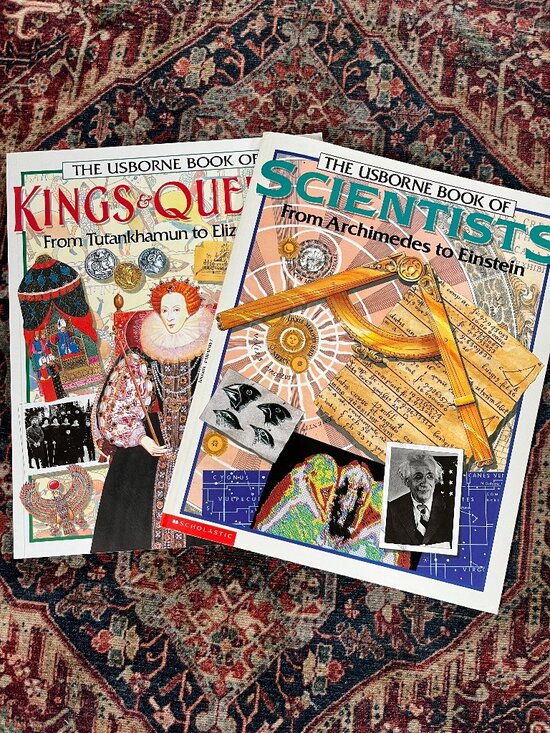 usborne | Other | Usborne History Science Bundle 2 Books Kings Queens ...